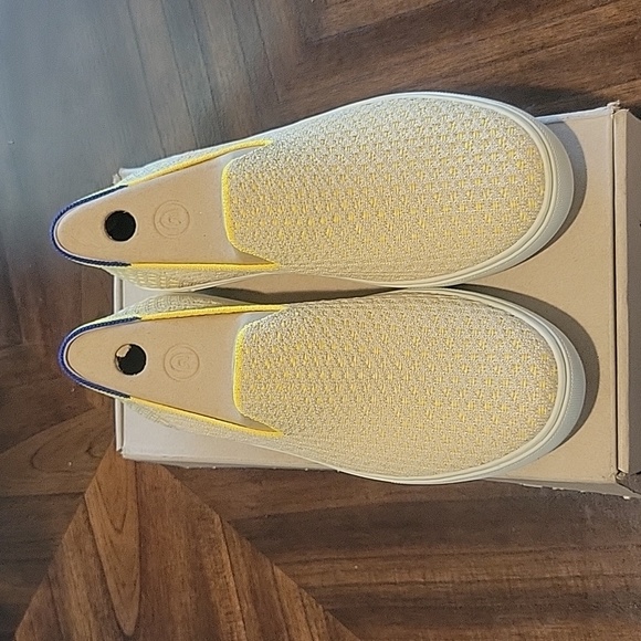 Shoes | Brand New Rothys Sunshine Yellow Honeycomb Slipon Sneakers ...